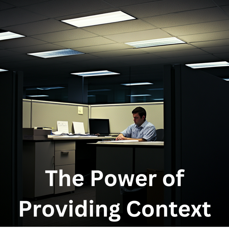 Day 149 - The Power of Providing Context - The 365 Commitment