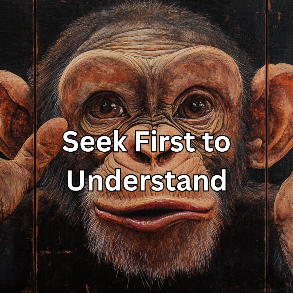 Day 253 - Seek First to Understand - The 365 Commitment