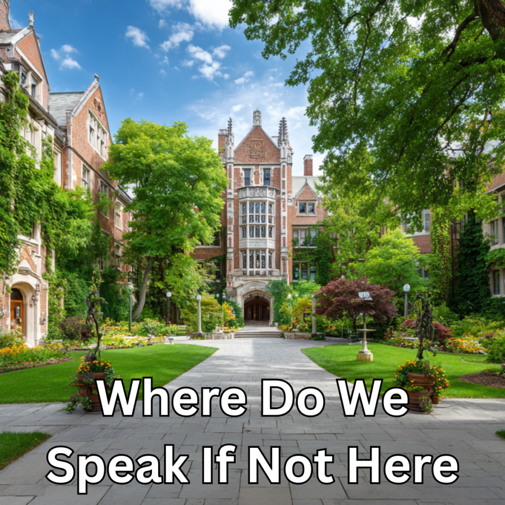 Day 336 - Where Do We Speak If Not Here - The 365 Commitment